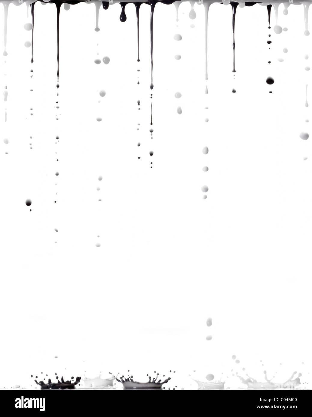 Brush water color paint Black and White Stock Photos & Images - Alamy