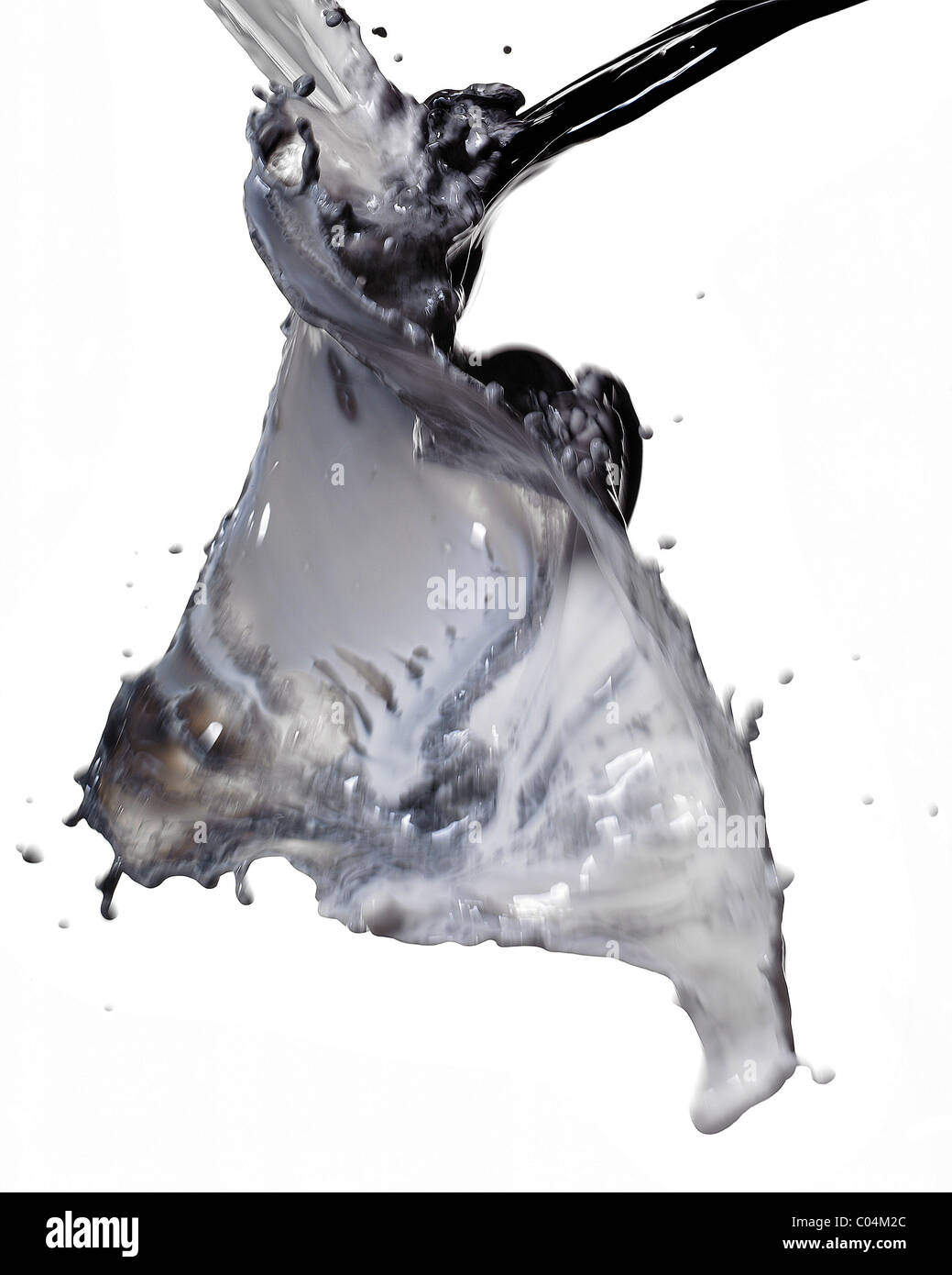 White black gray Cut Out Stock Images & Pictures - Alamy