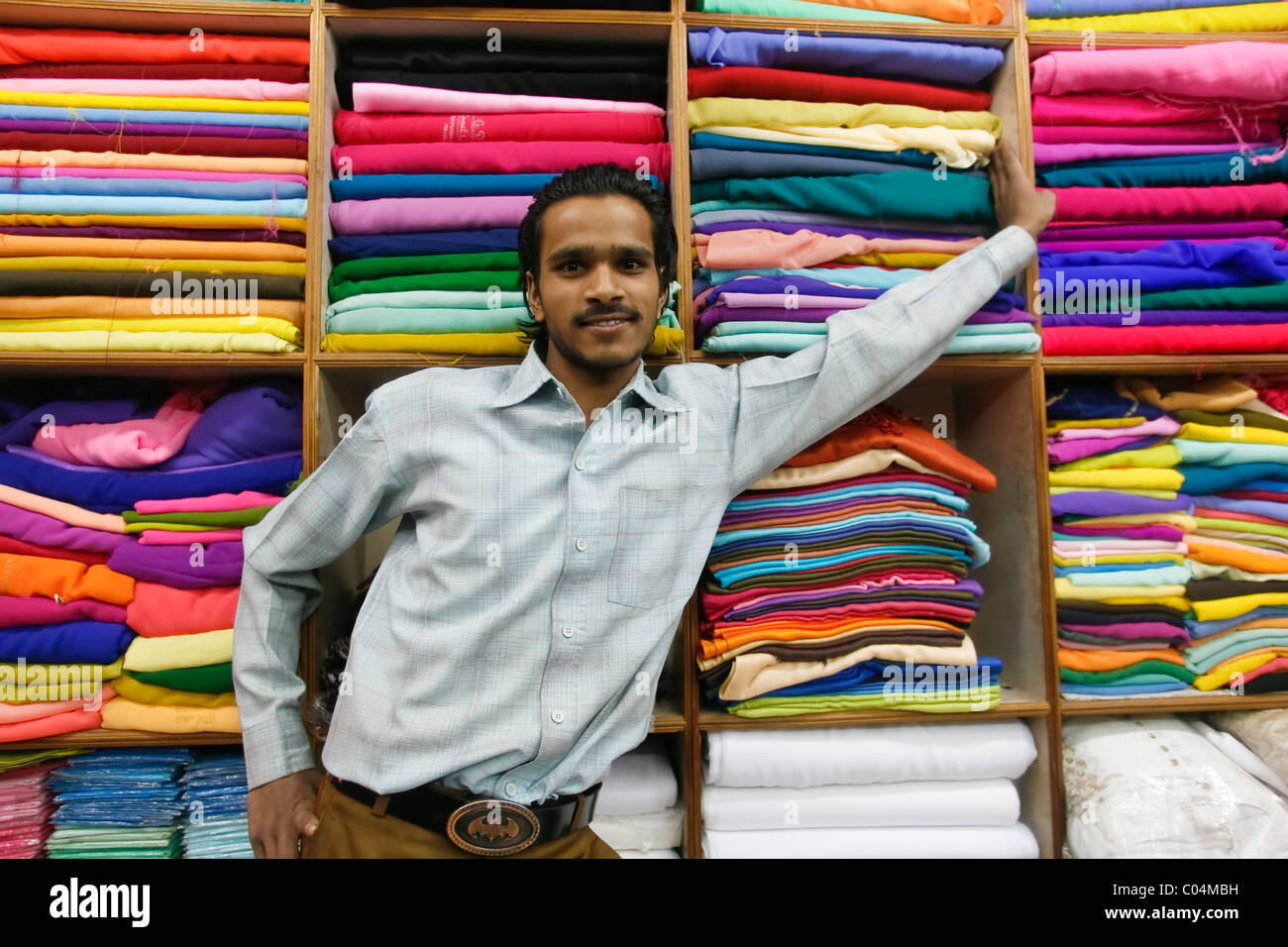 Shopkeeper poses hi-res stock photography and images - Alamy