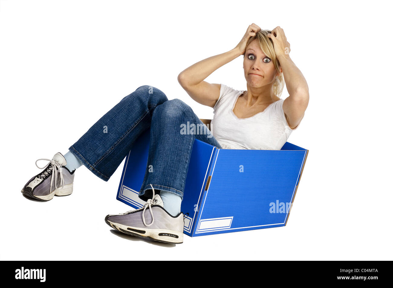 Lifting heavy box hi-res stock photography and images - Alamy