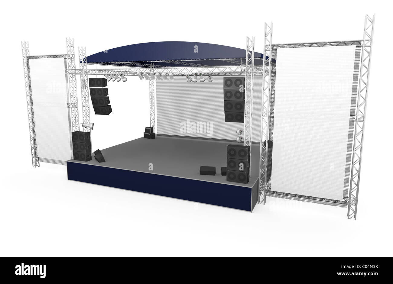 Music stage Cut Out Stock Images & Pictures - Alamy