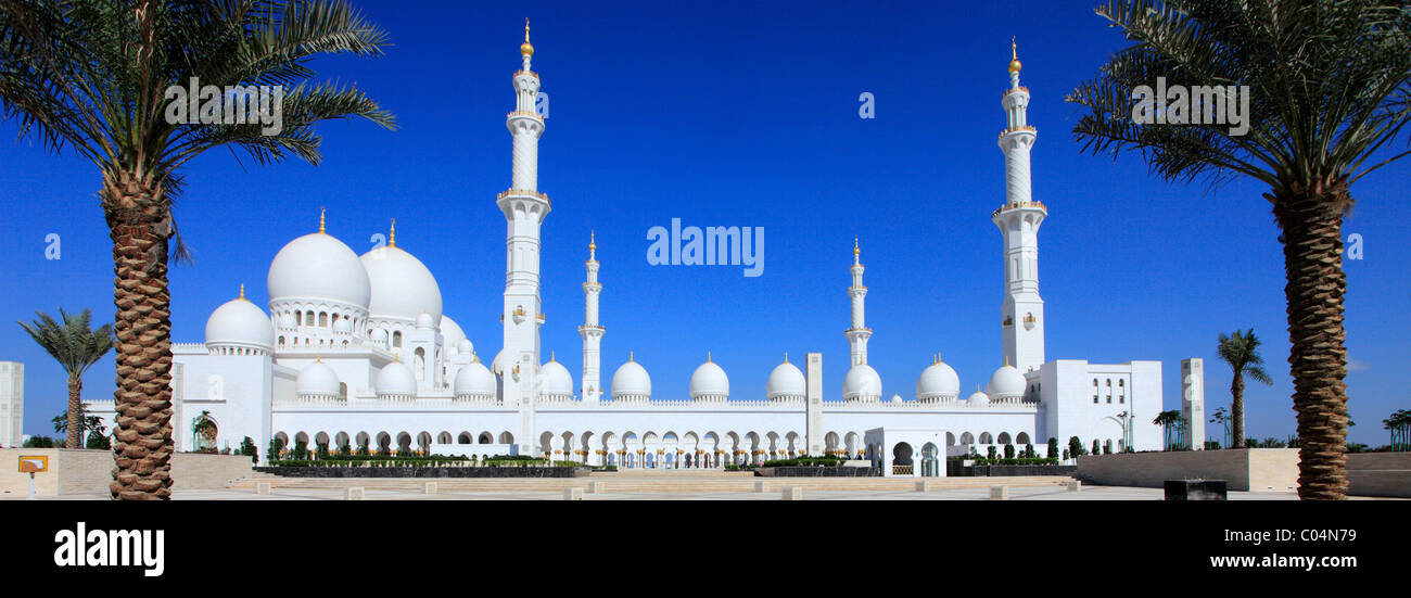 United Arab Emirates Abu Dhabi Sheikh Zayed bin Sultan al-Nahyan Mosque ...
