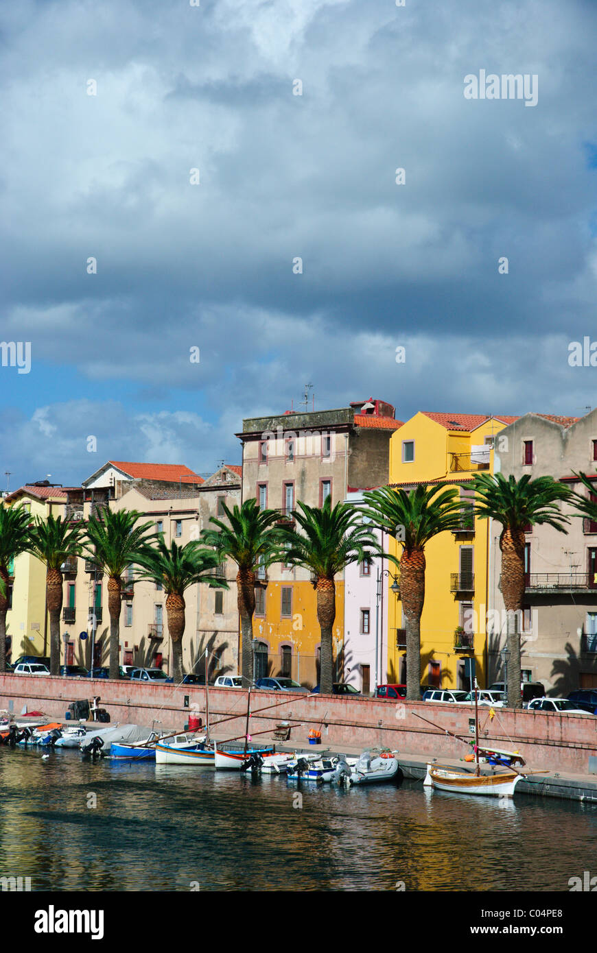 The town of Bosa, Sardinia Stock Photo - Alamy