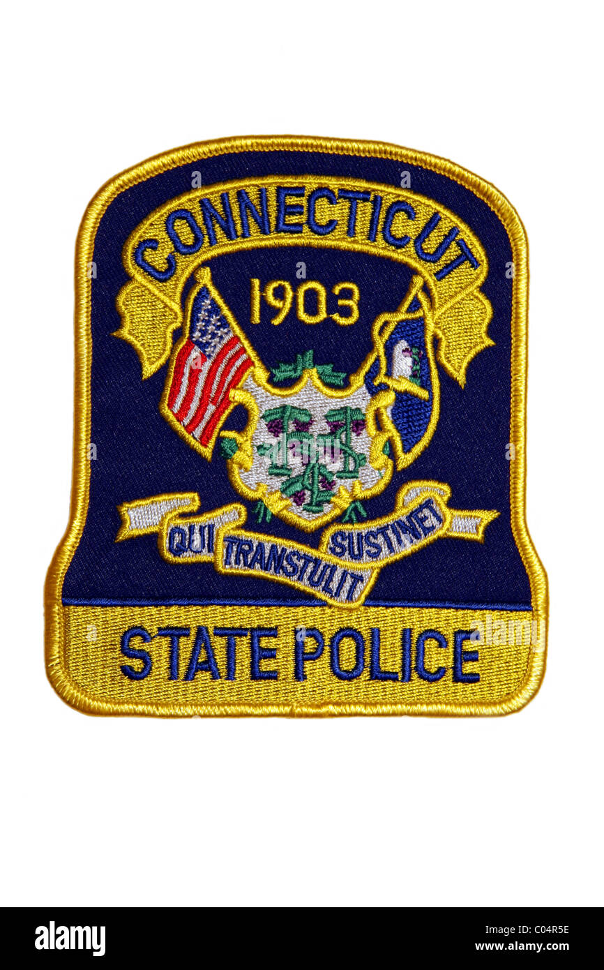 Connecticut State Police patch Stock Photo - Alamy Connecticut State Police patch Stock Photo - Alamy