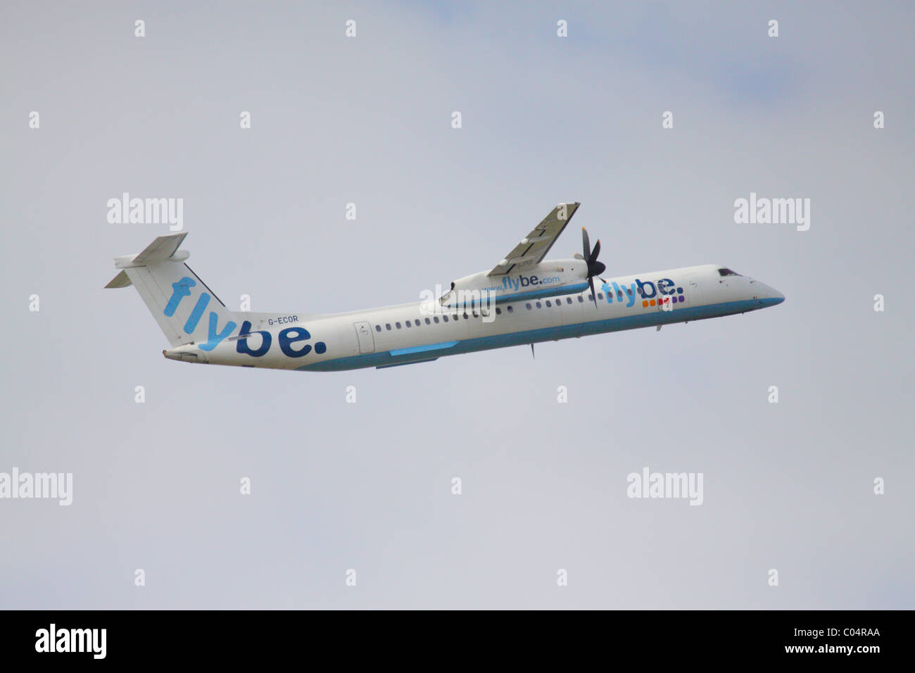 liner airplane flybe Stock Photo - Alamy