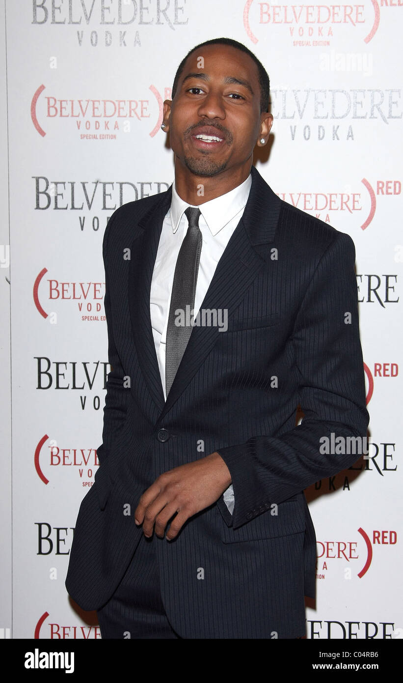 BRANDON T. JACKSON BELVEDERE RED LAUNCHES WITH USHER HOLLYWOOD LOS ...