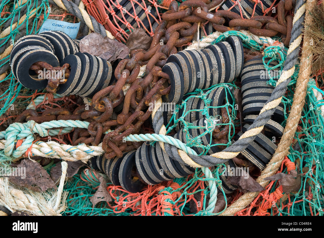 sea fishing trawling nets Stock Photo - Alamy
