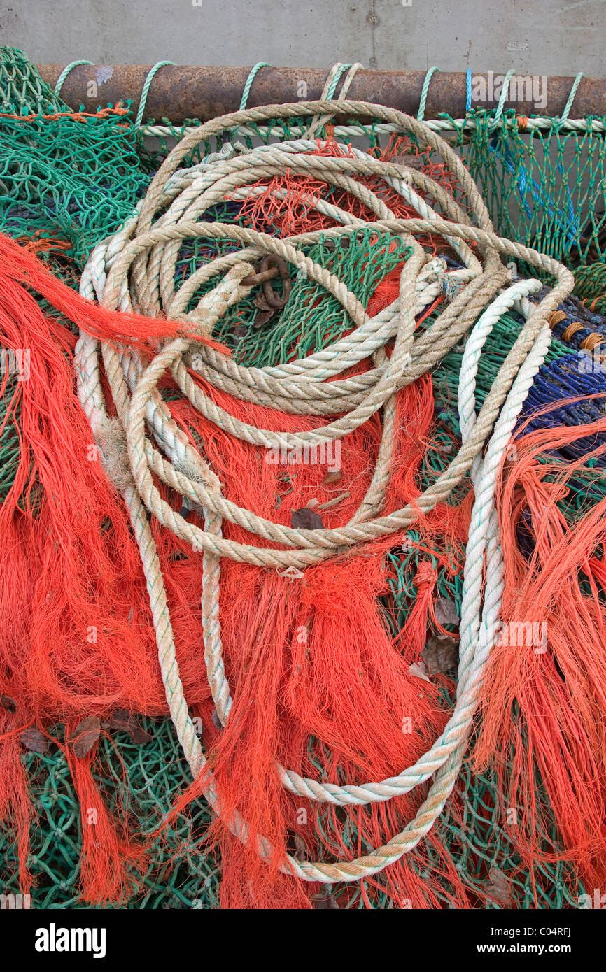 sea fishing trawling nets Stock Photo - Alamy