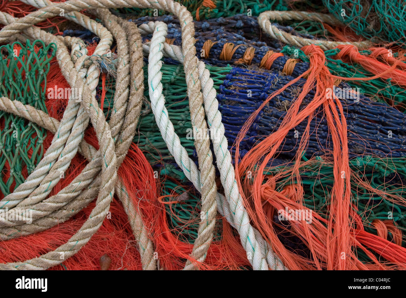 sea fishing trawling nets Stock Photo - Alamy