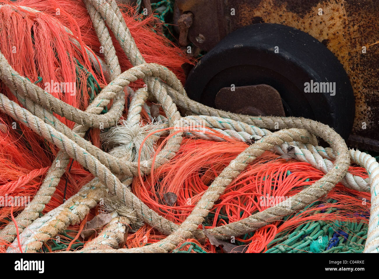 sea fishing trawling nets Stock Photo - Alamy