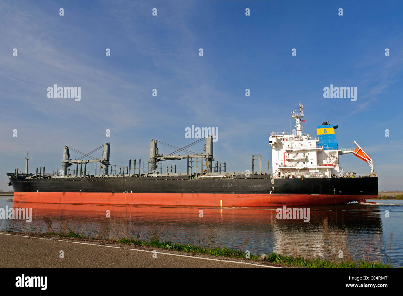 Steamship navigating the San Joaquin River from Stockton to the Pacific ...