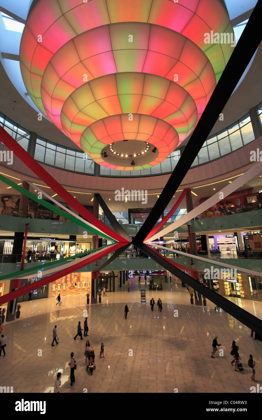 United Arab Emirates, Dubai, Dubai Mall, shopping, leisure Stock Photo ...