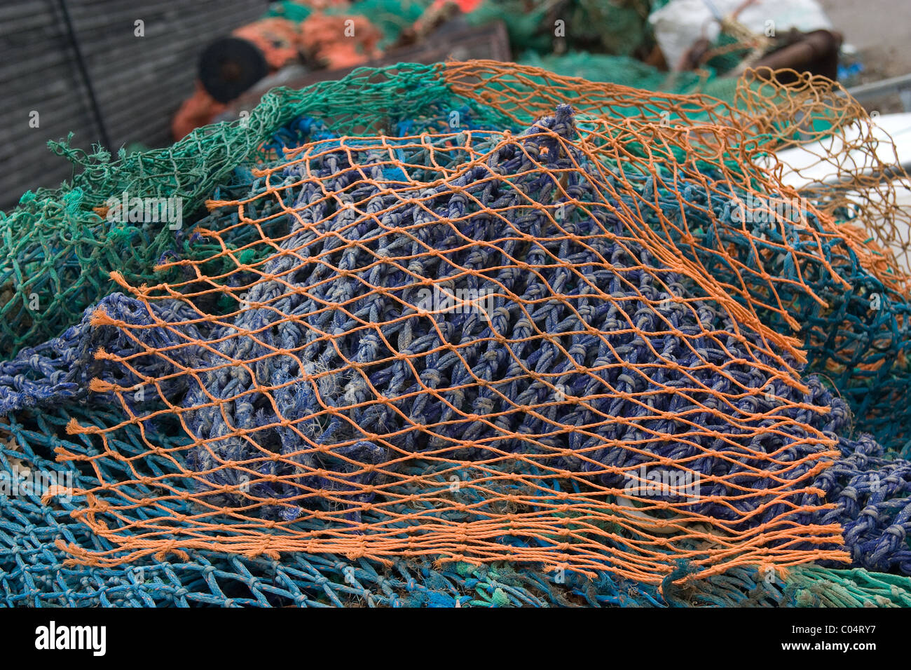 sea fishing trawling nets Stock Photo - Alamy
