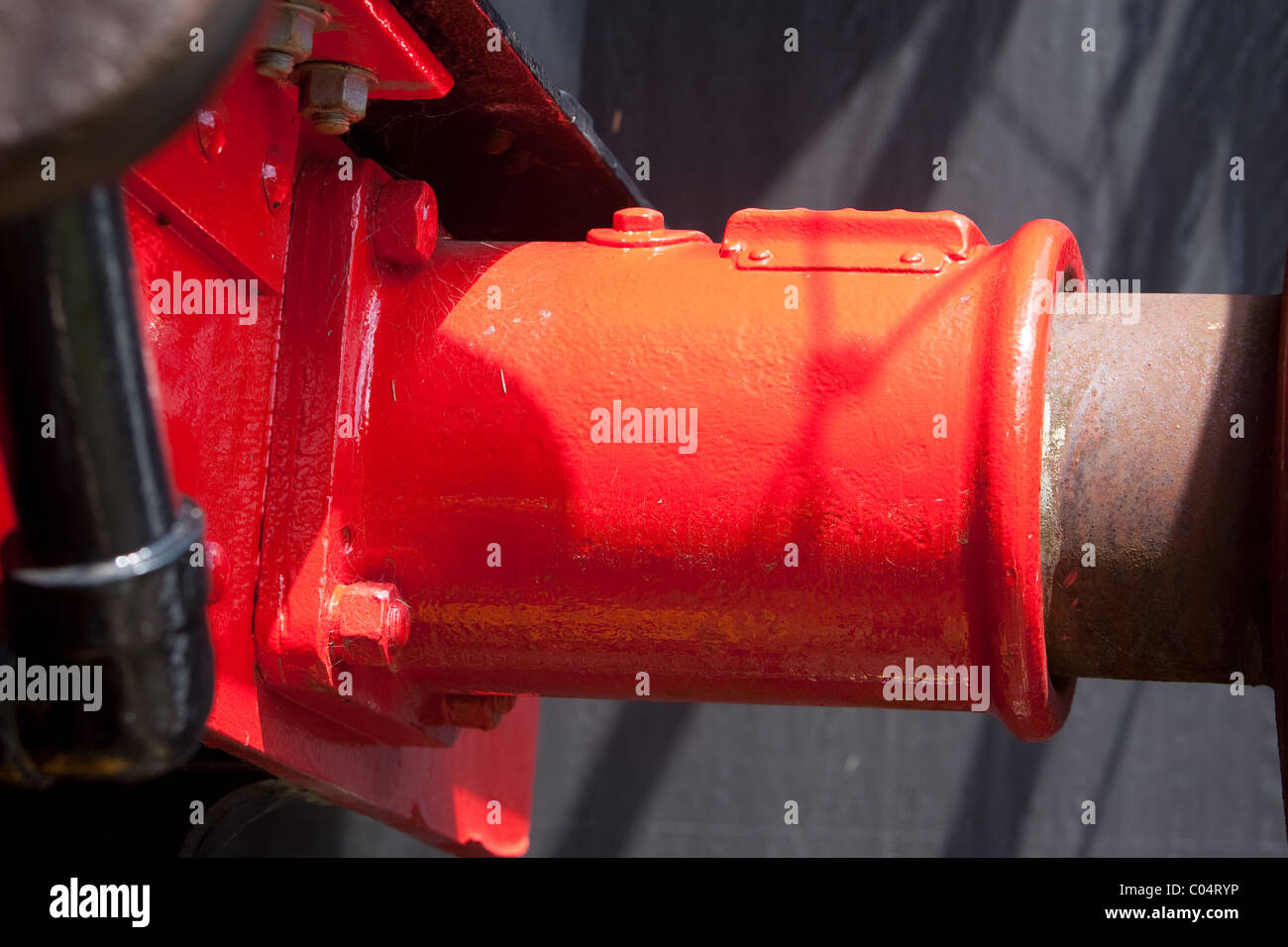 Railway engine buffers Stock Photo - Alamy