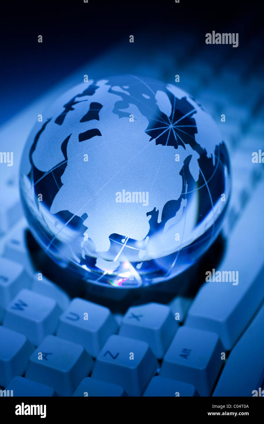 World map keyboard hi-res stock photography and images - Alamy