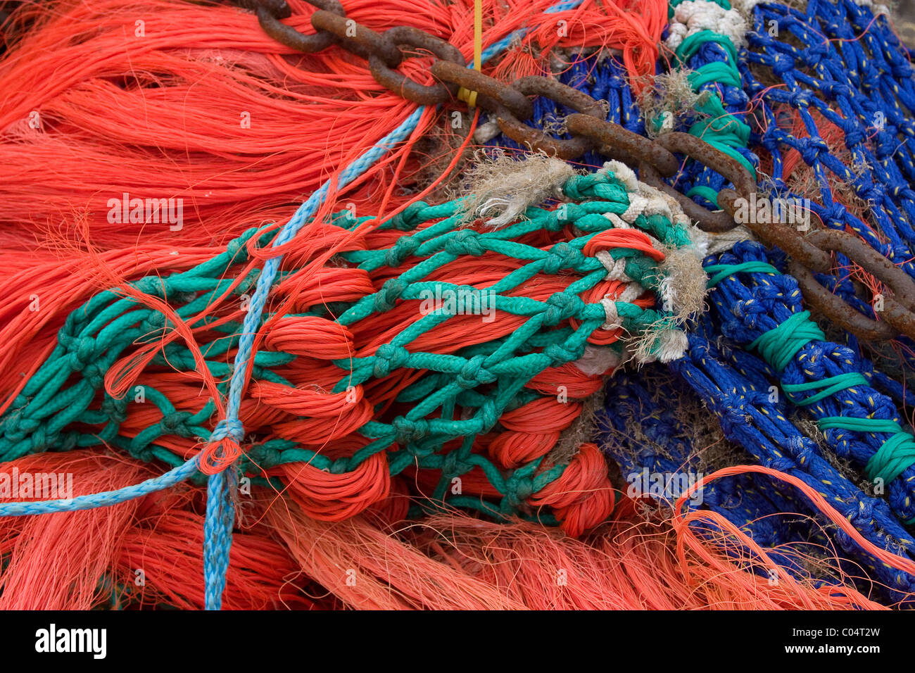 sea fishing trawling nets Stock Photo - Alamy