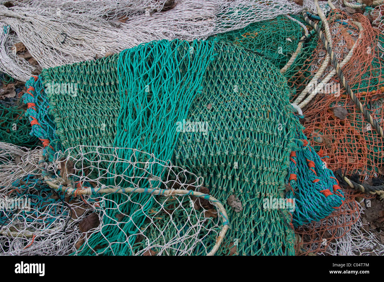 sea fishing trawling nets Stock Photo - Alamy