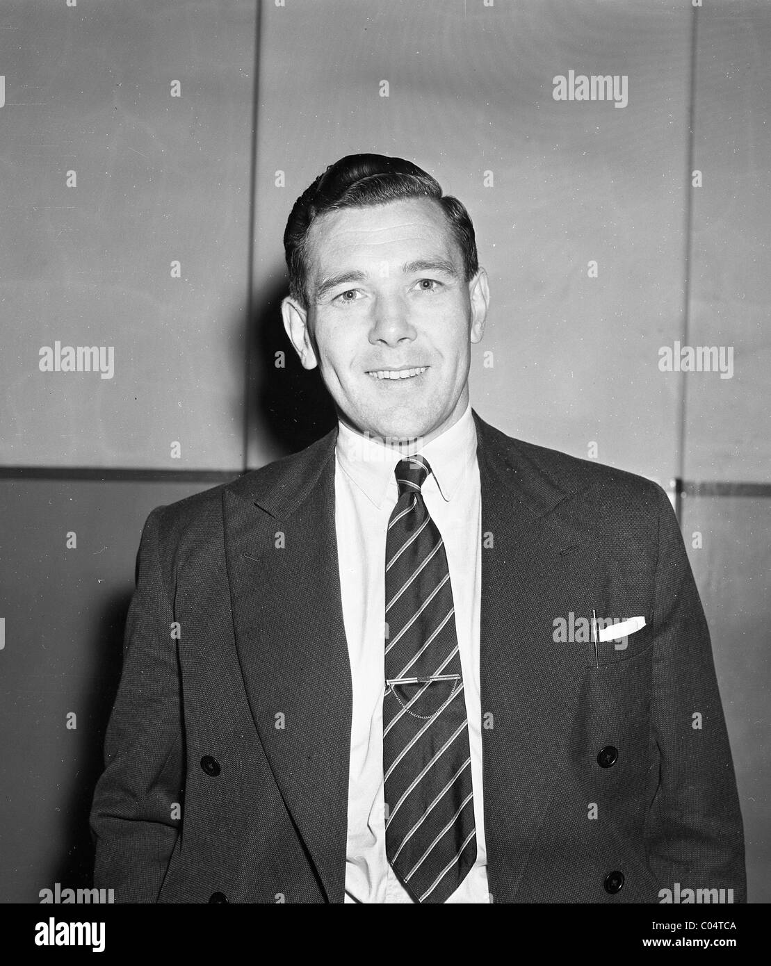 Shrewsbury Town FC player manager Arthur Rowley in June 1958 Stock ...