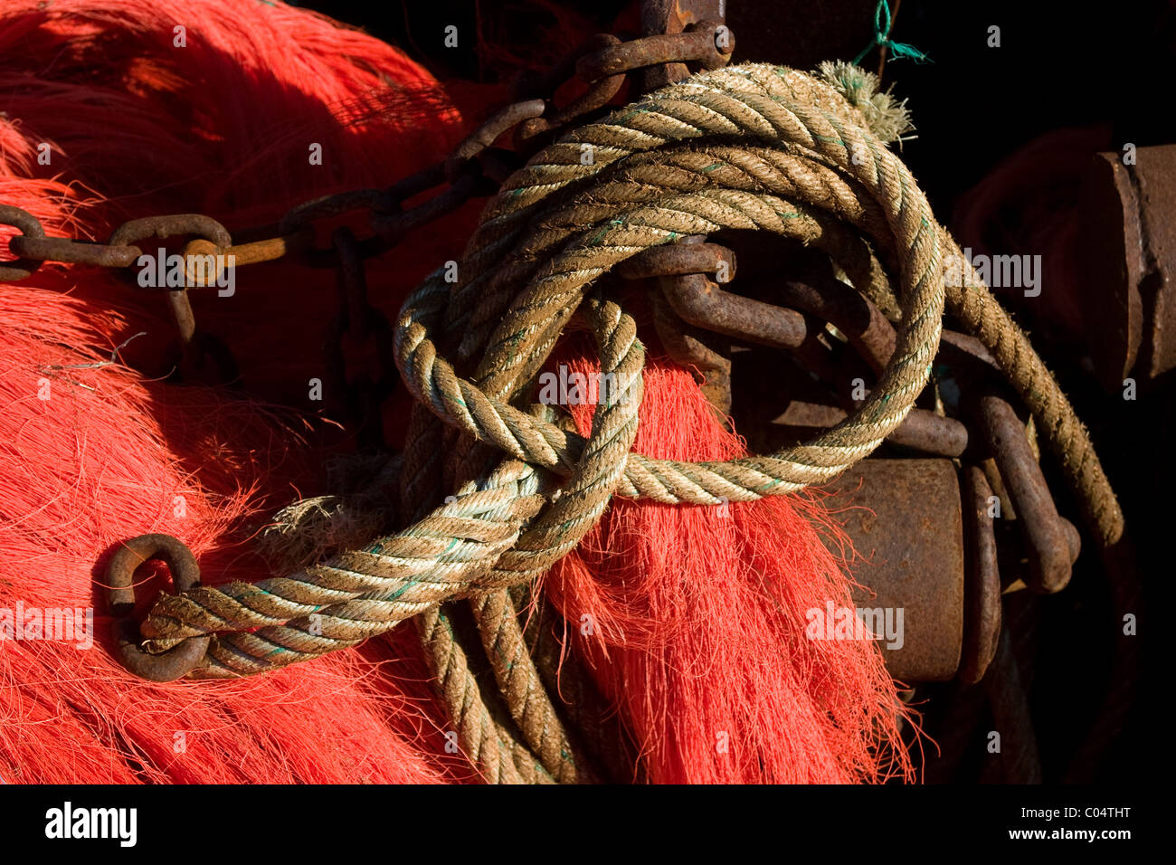 sea fishing trawling nets Stock Photo - Alamy