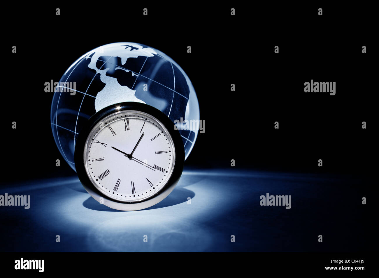 Globe clock background hi-res stock photography and images - Alamy