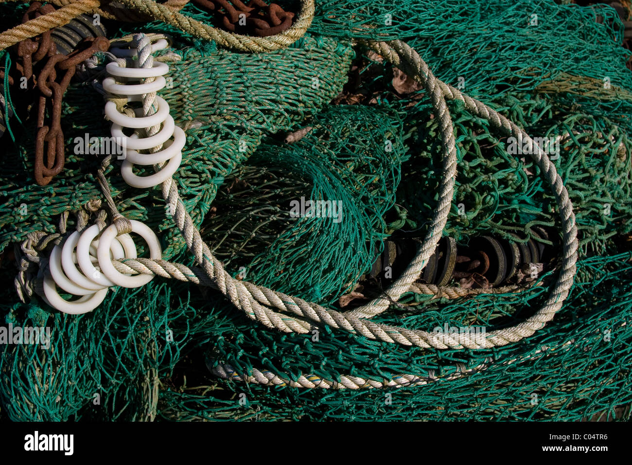sea fishing trawling nets Stock Photo - Alamy