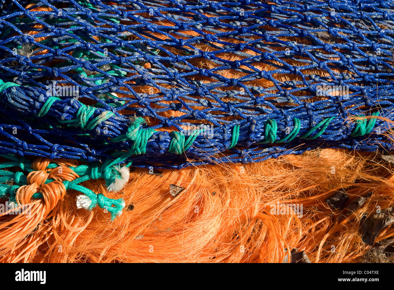sea fishing trawling nets Stock Photo - Alamy