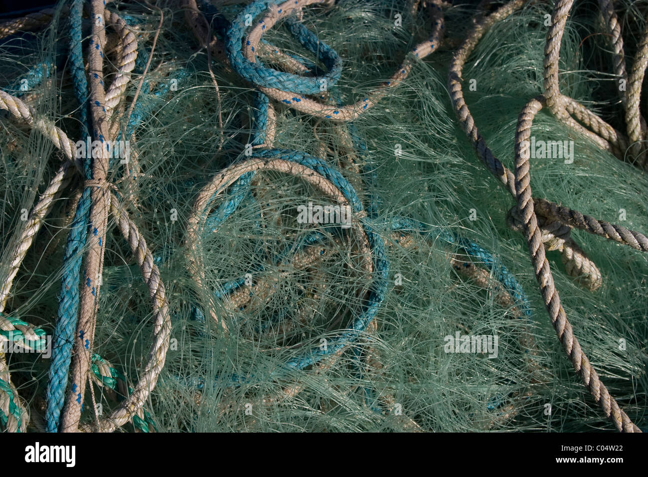sea fishing trawling nets Stock Photo - Alamy