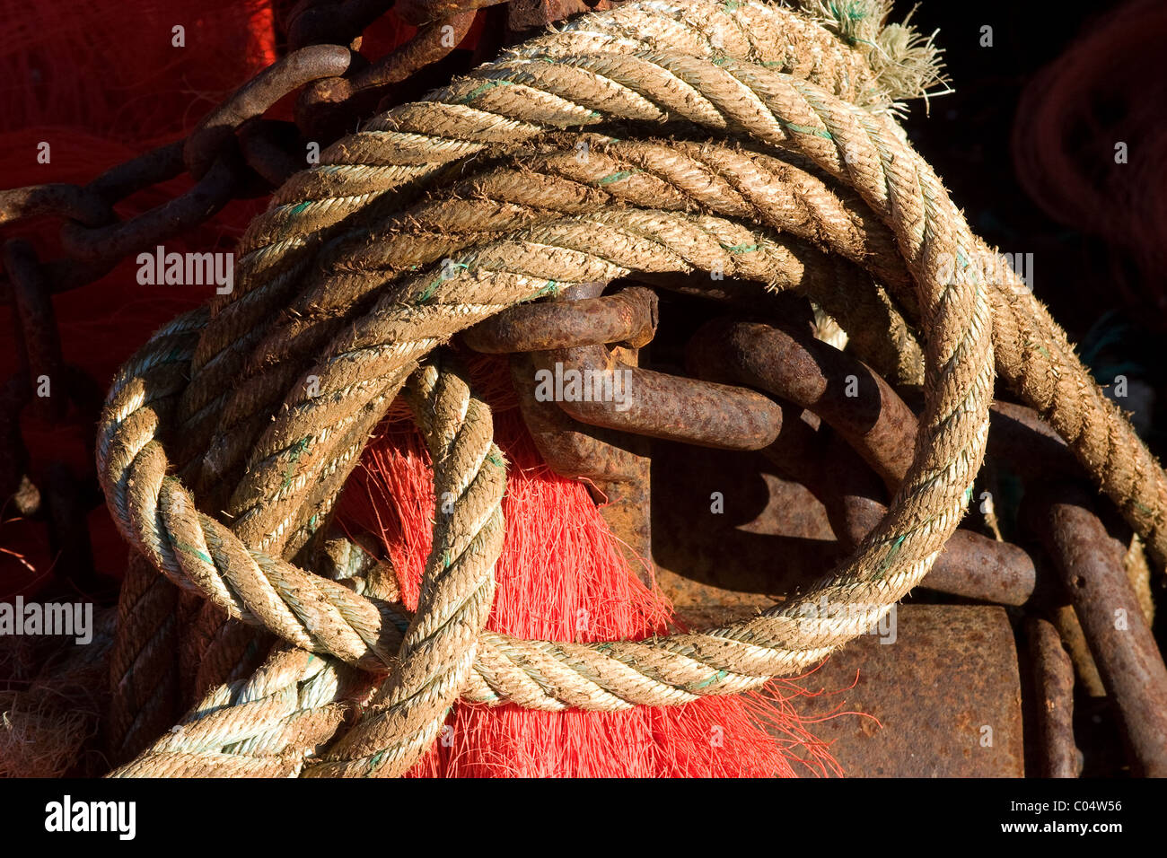 sea fishing trawling nets Stock Photo - Alamy
