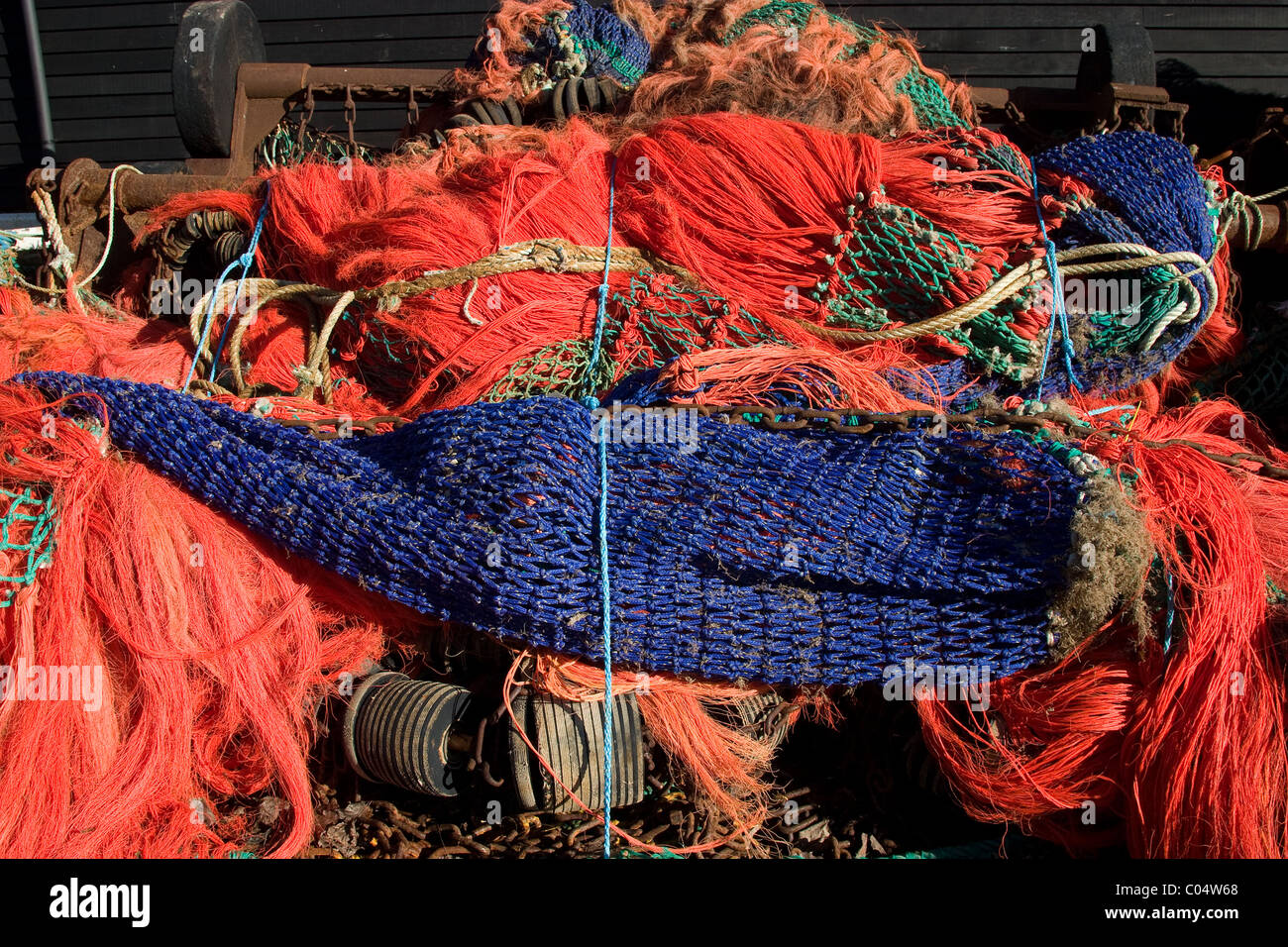 sea fishing trawling nets Stock Photo - Alamy