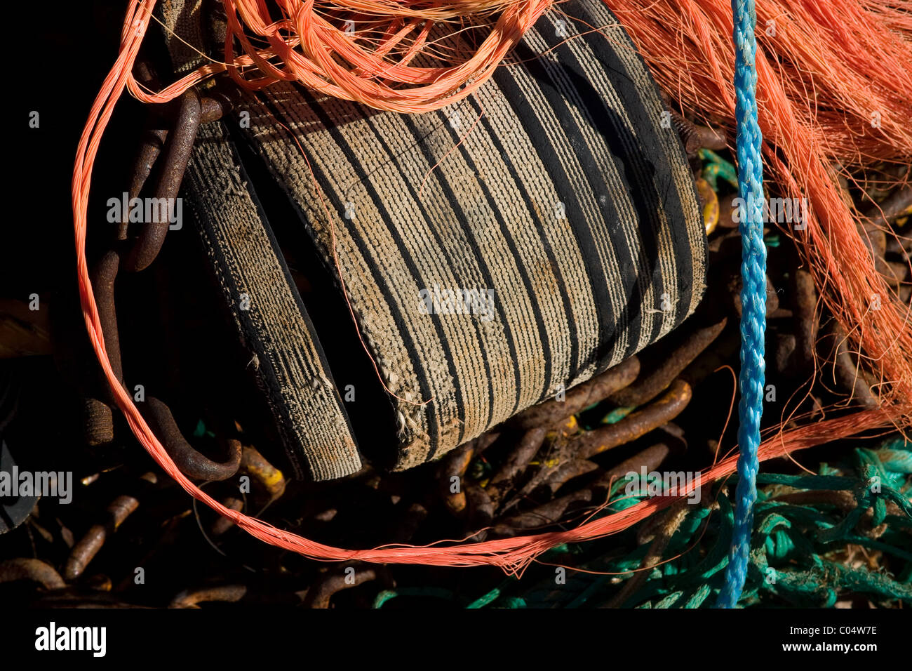 sea fishing trawling nets Stock Photo - Alamy
