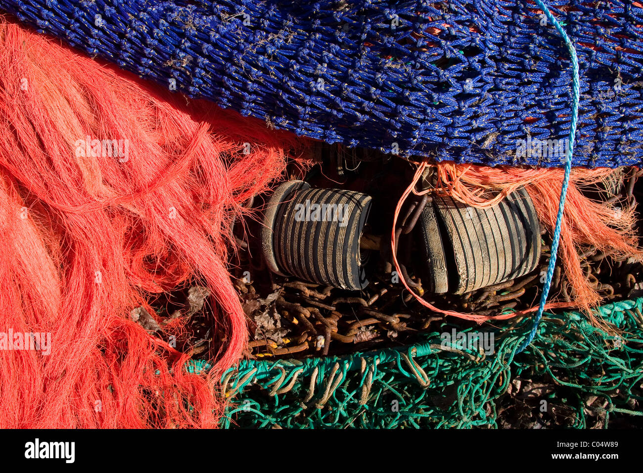 sea fishing trawling nets Stock Photo - Alamy