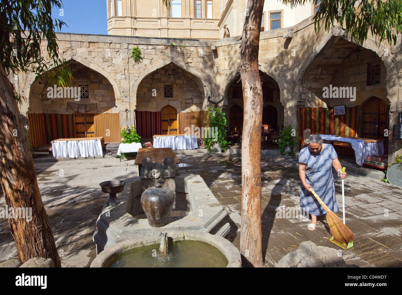 Caravanserai in the Old City of Baku, Azerbaijan Stock Photo - Alamy