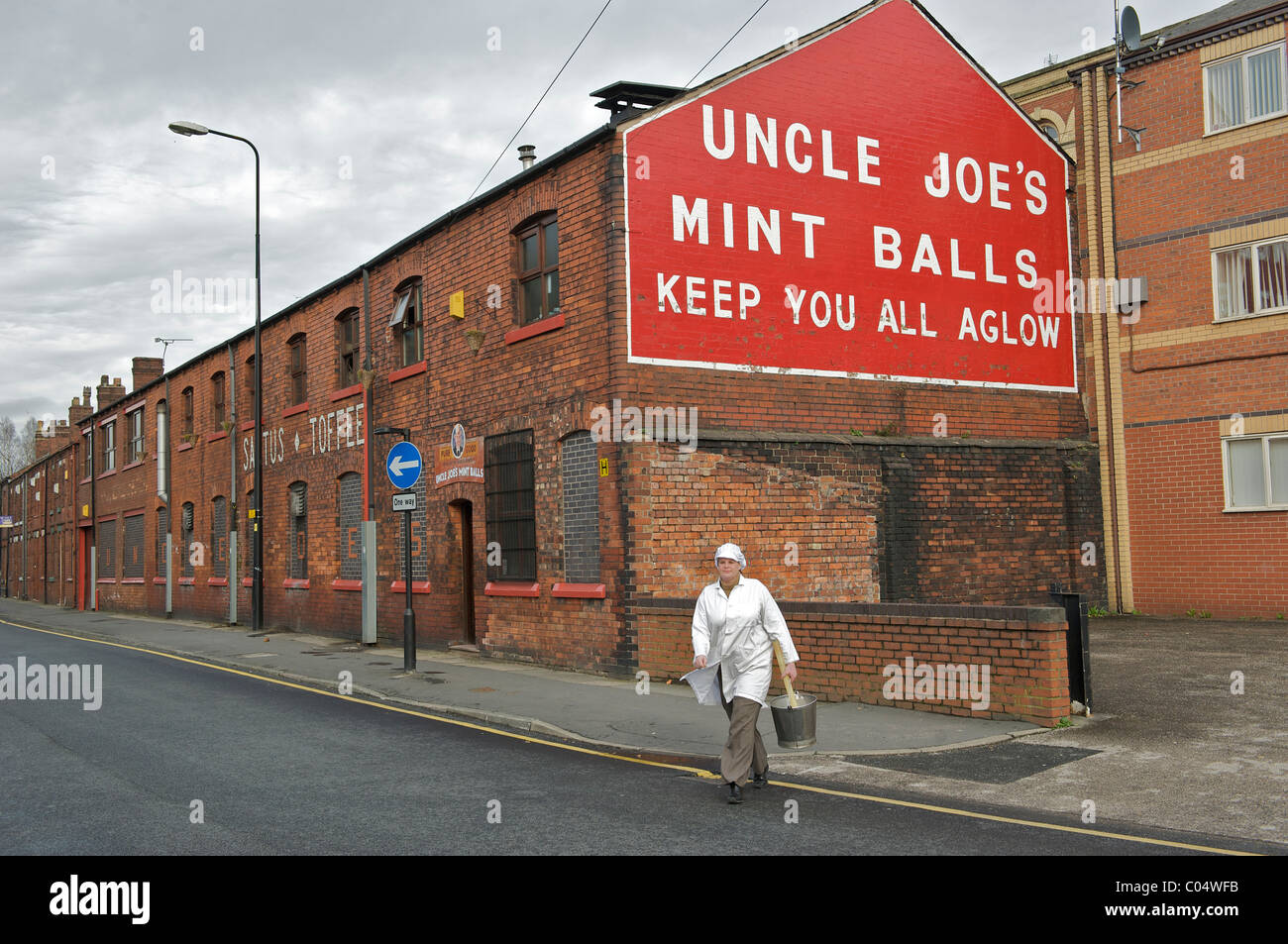 Wigan, Uncle Joe's Mint Balls factory Stock Photo - Alamy