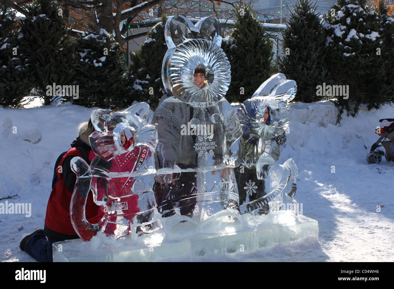 Ice sculptures playground hi-res stock photography and images - Alamy