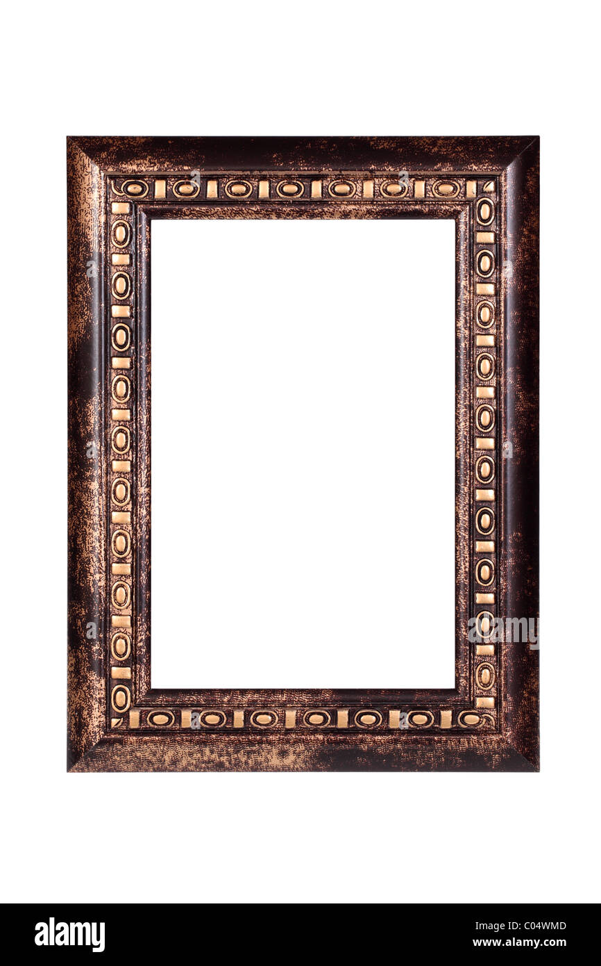 Vertical gold picture frame hi-res stock photography and images - Alamy