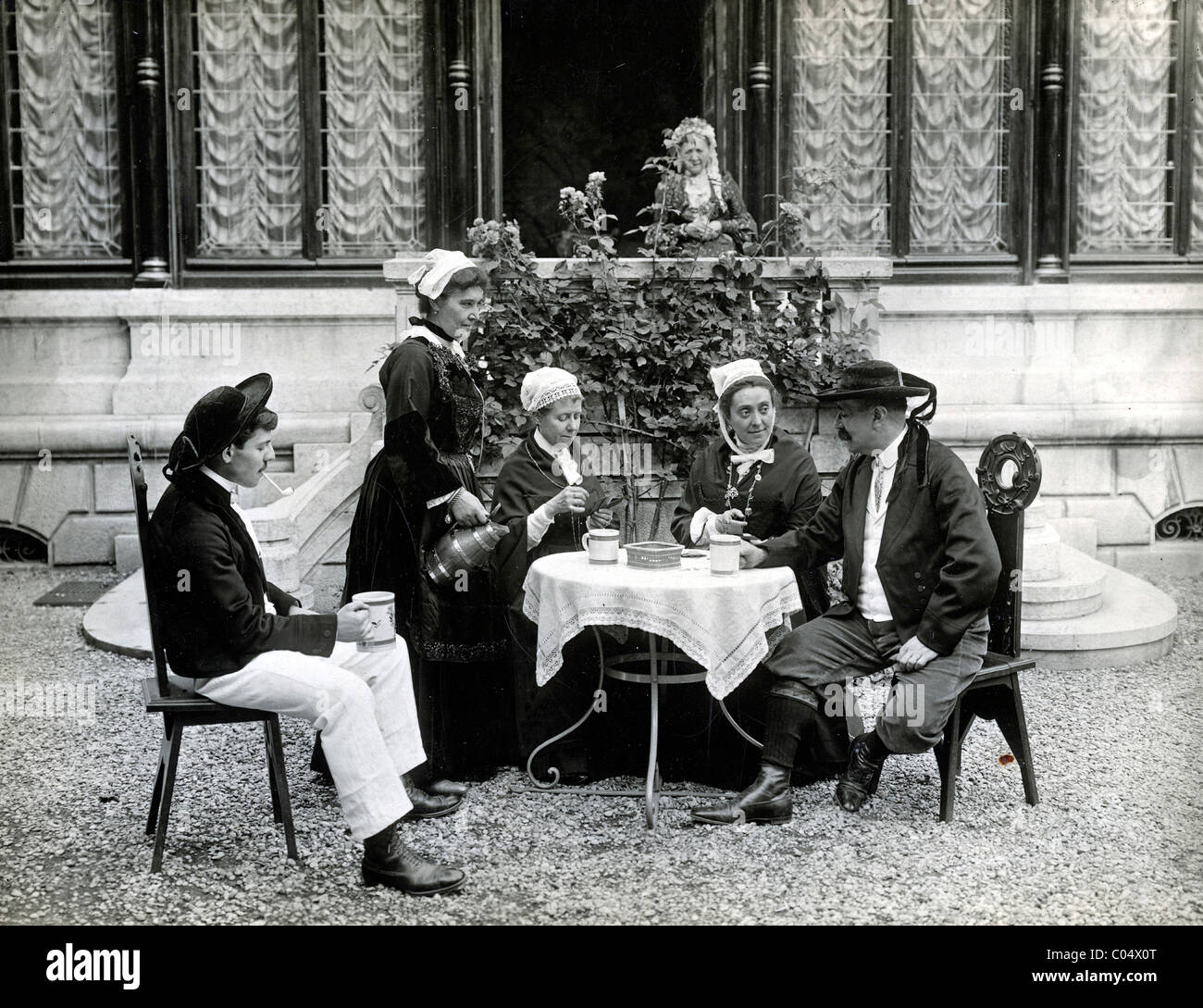 Alsatian Family in Traditional Folkloric Dress or Regional Costume ...