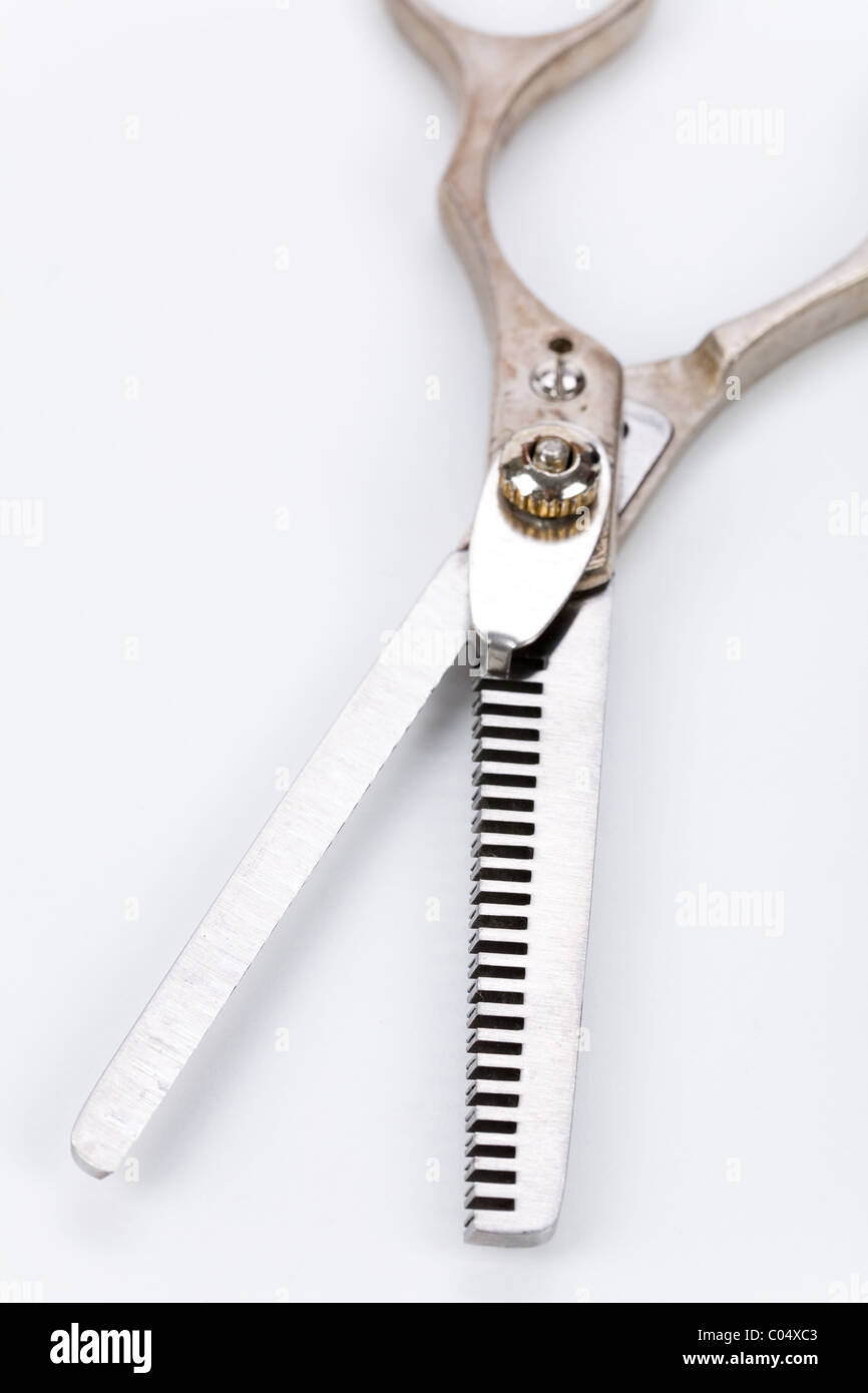 Hair thinning scissors hi-res stock photography and images - Alamy