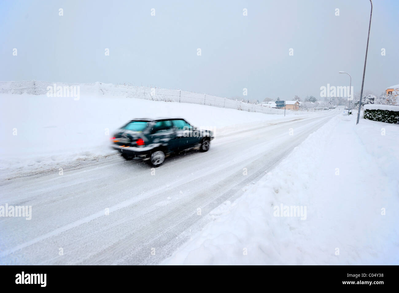 Swiss snow scene hi-res stock photography and images - Alamy