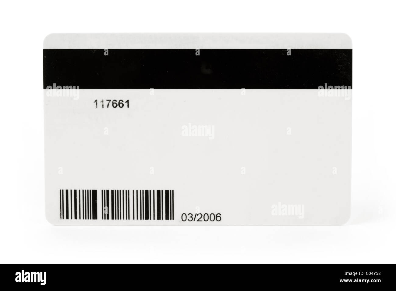 Plastic Digital Data Card close up Stock Photo - Alamy