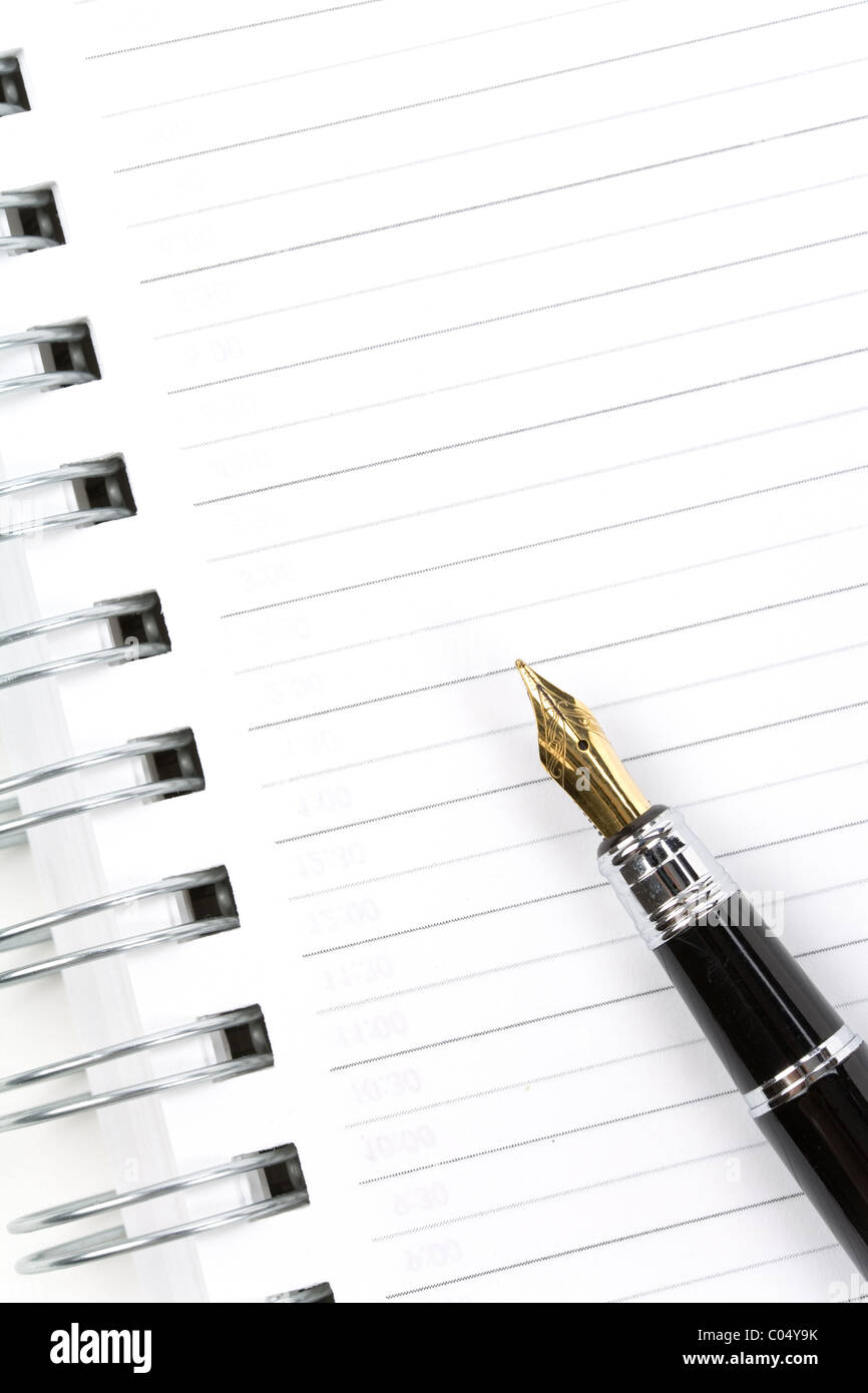 notebook close up shot for background Stock Photo - Alamy