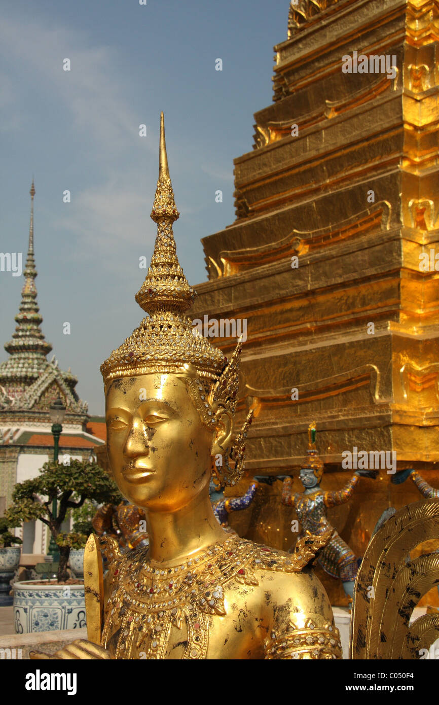 Statue of Buddha in a temple in Thailand Stock Photo - Alamy