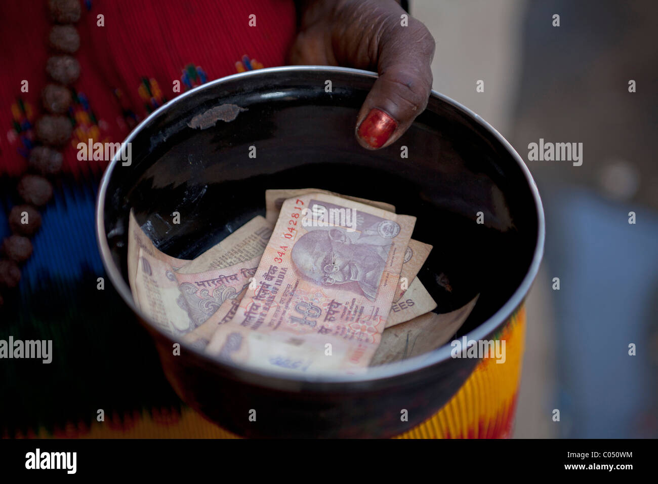 India bank note gandi hi-res stock photography and images - Alamy