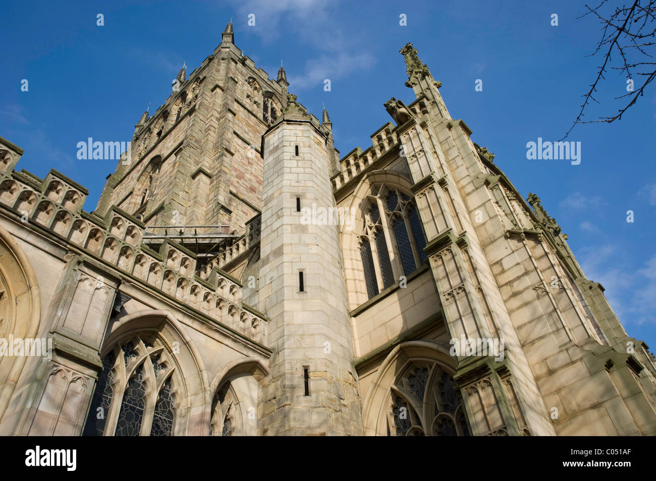 The Church of Saint Mary the Virgin, in the Lace Market Nottingham on a ...