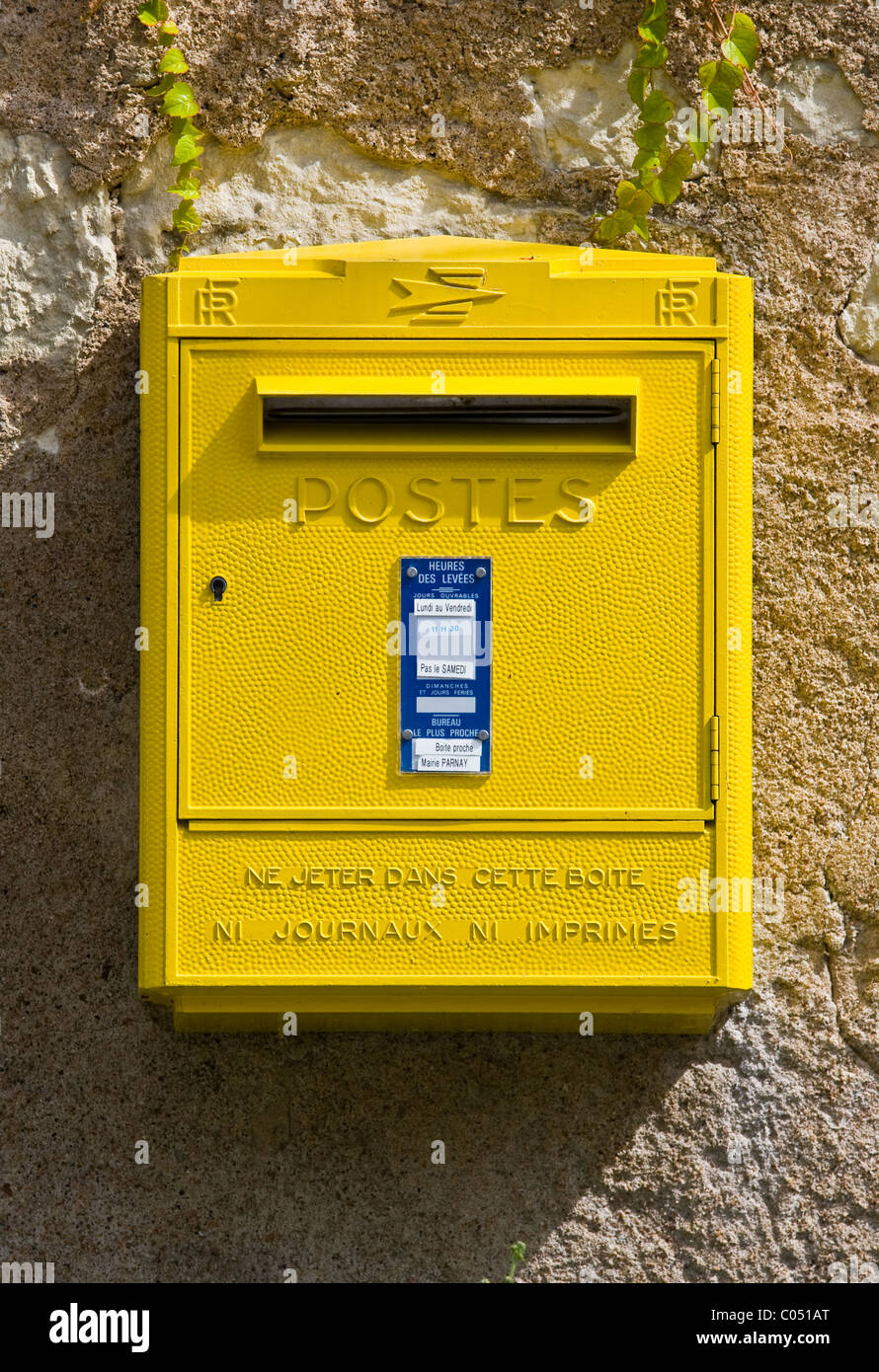 Old french post box hi-res stock photography and images - Alamy
