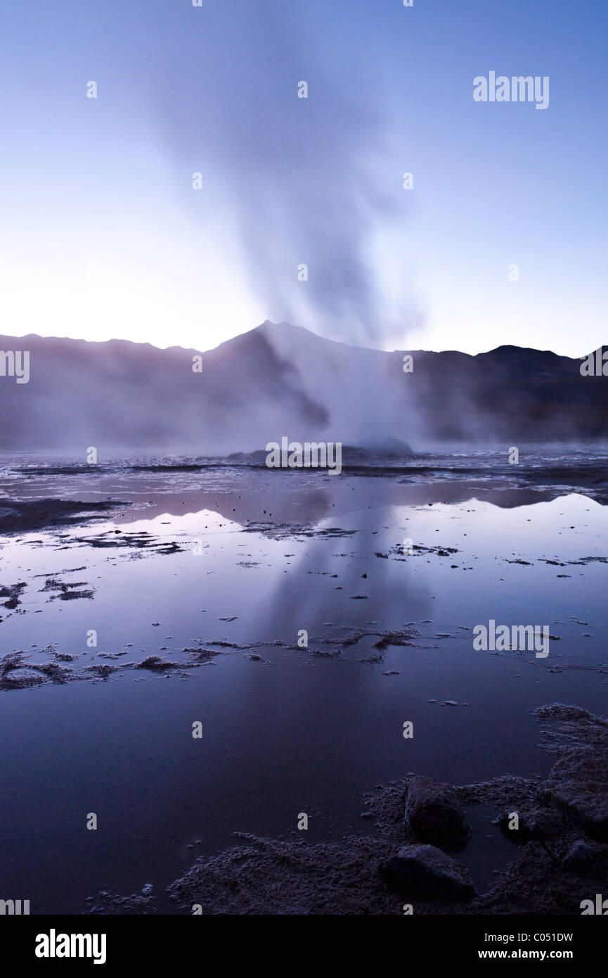 El Tatio is the largest geyser field in the southern hemisphere, in the ...