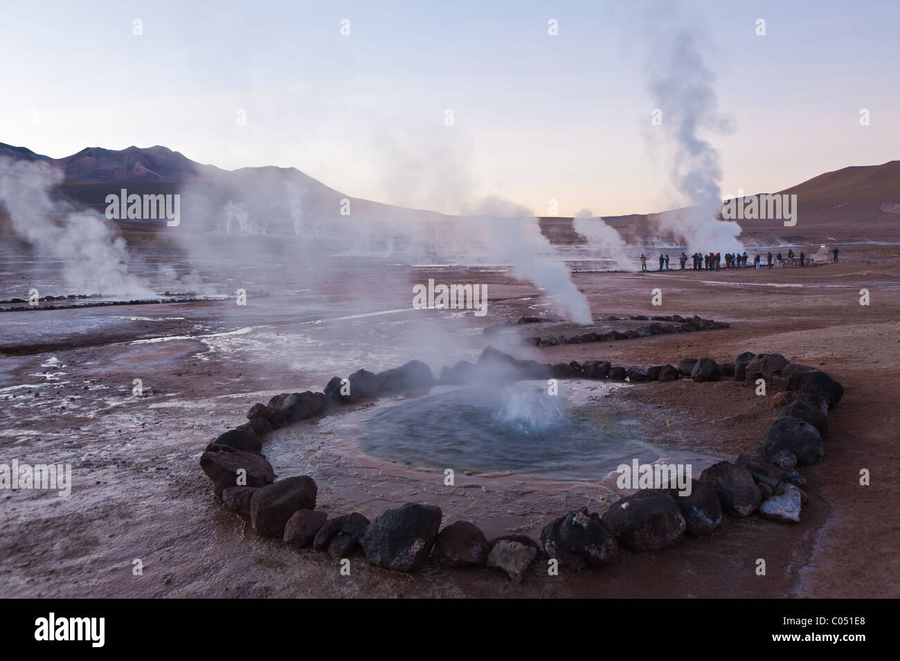 El Tatio is the largest geyser field in the southern hemisphere, in the ...
