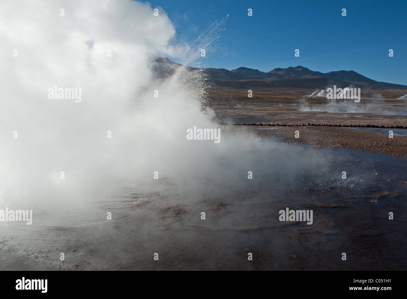 El Tatio is the largest geyser field in the southern hemisphere, in the ...