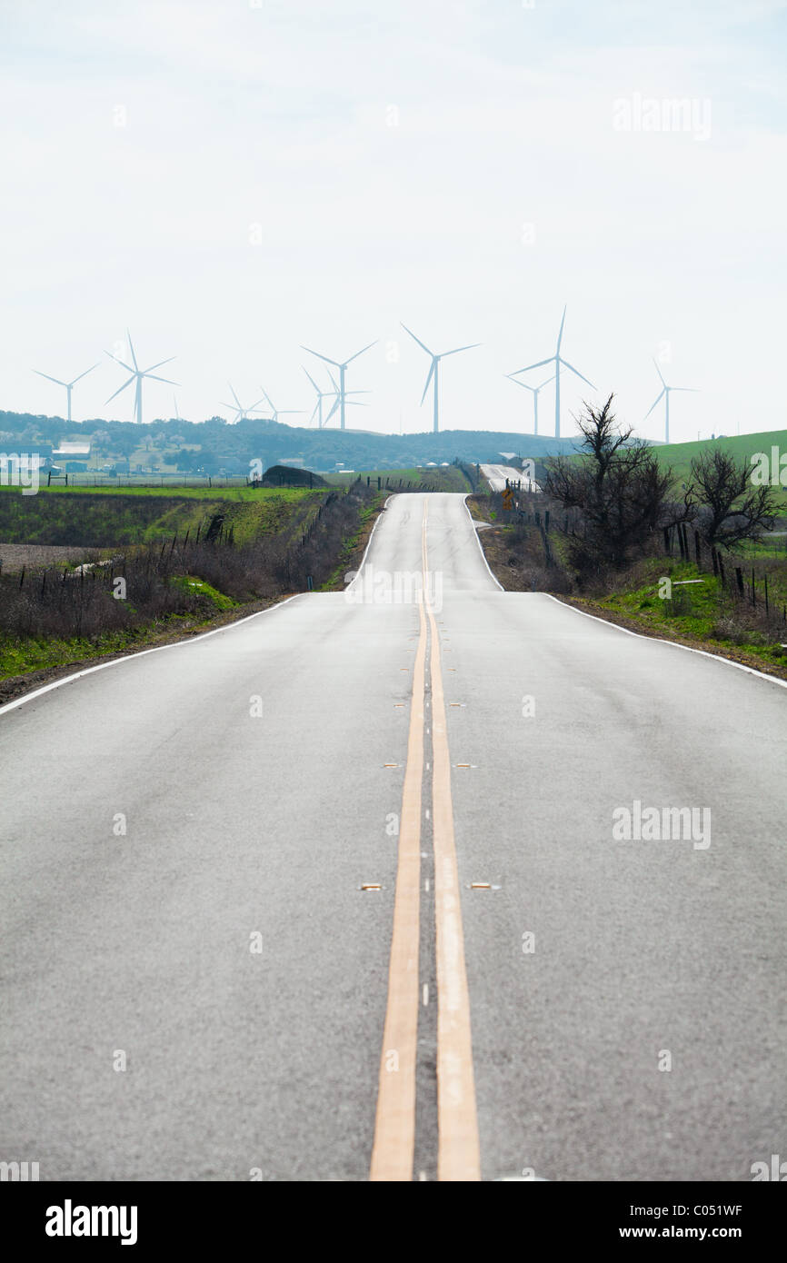 The Road to Clean Green Energy Stock Photo - Alamy