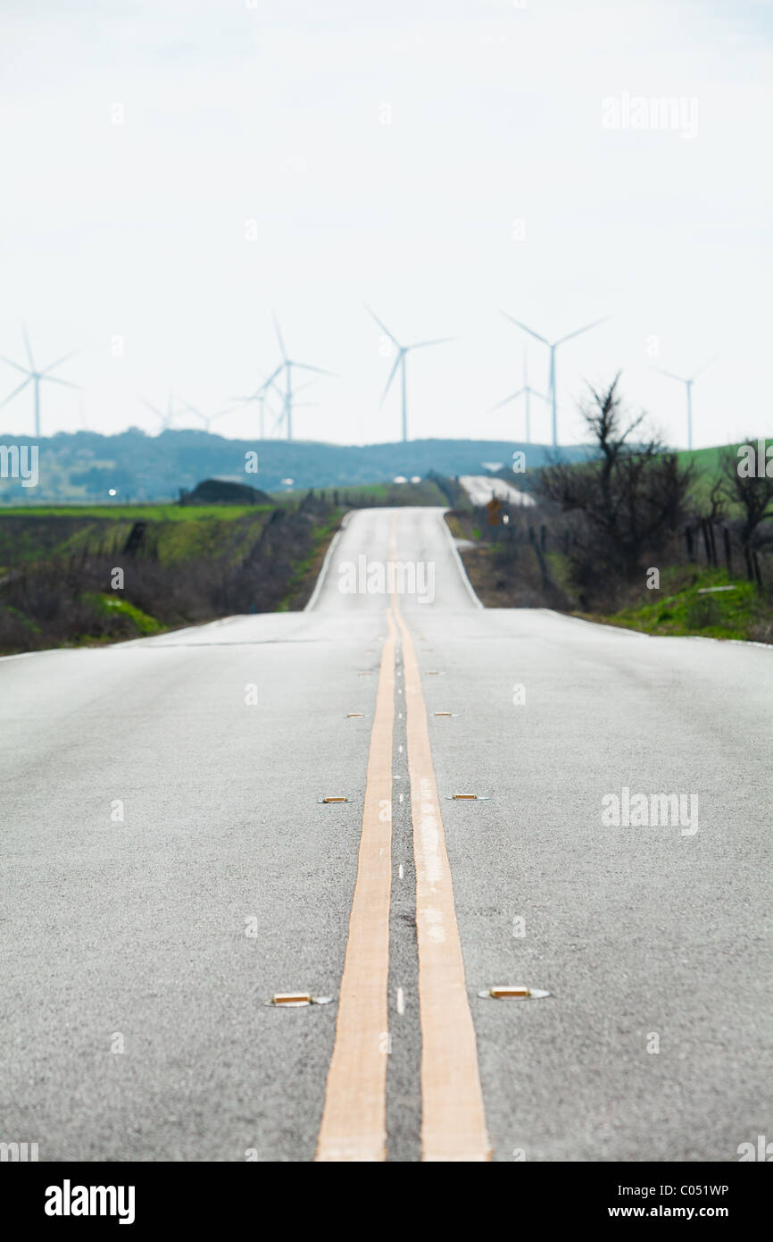 The Road to Clean Green Energy Stock Photo - Alamy