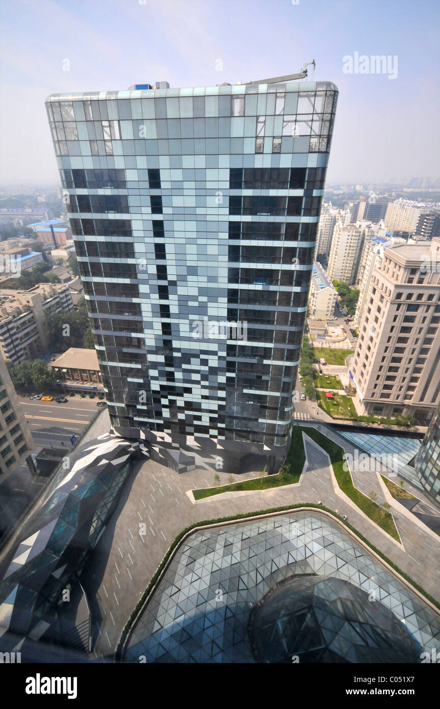Birds eye view cityscape Beijing China Stock Photo - Alamy